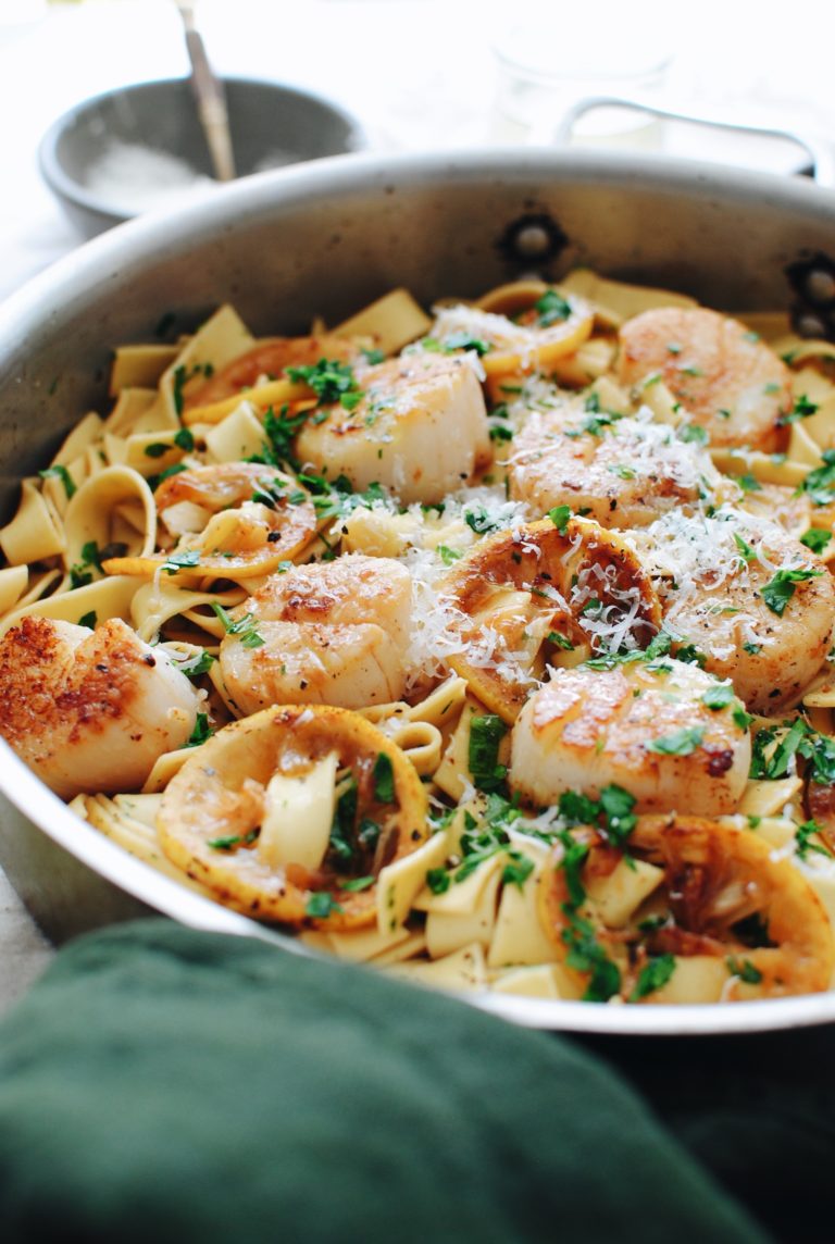 Scallop Piccata - Bev Cooks