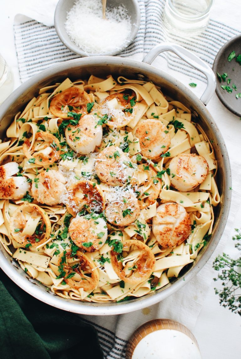 Scallop Piccata - Bev Cooks