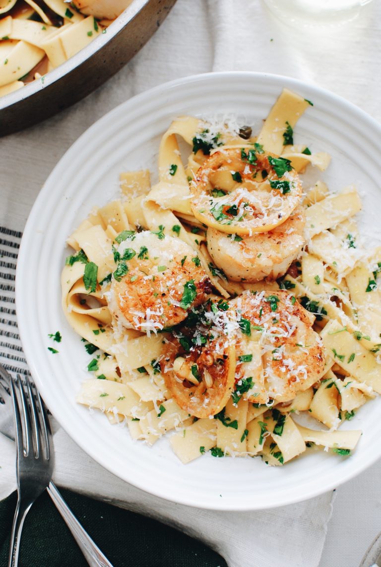 Scallop Piccata - Bev Cooks