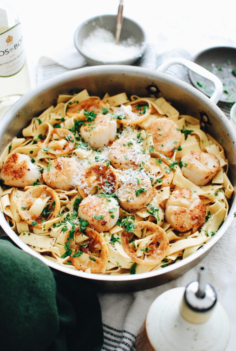 Scallop Piccata - Bev Cooks