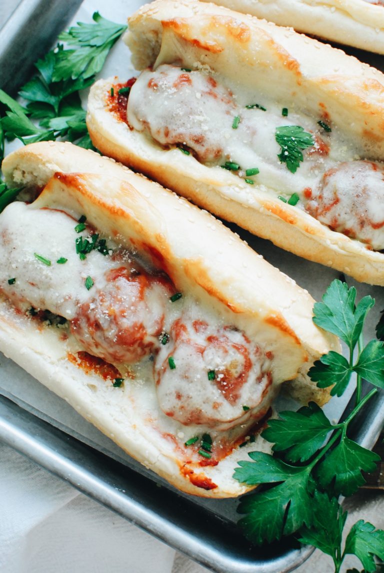 Turkey and Vegetable Meatball Sub Sandwiches - Bev Cooks Bev Cooks
