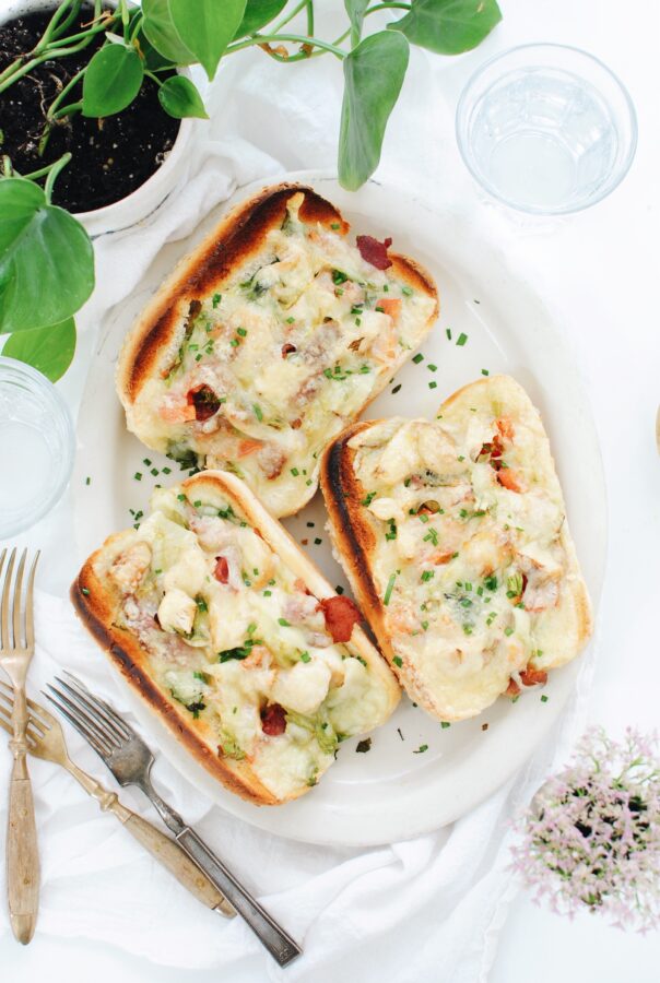 Toasted Chicken Caesar Subs - Bev Cooks