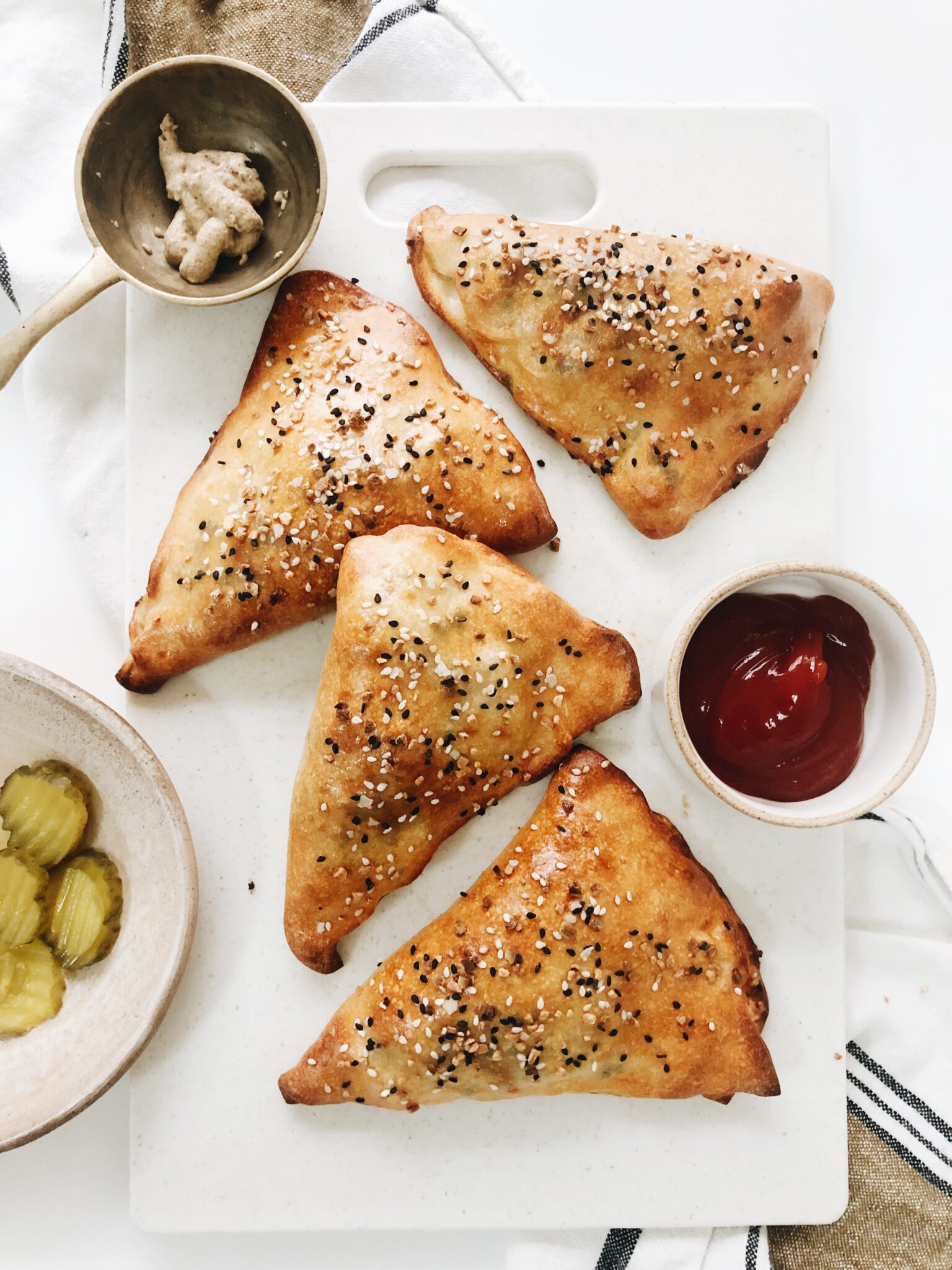 Cheeseburger Calzones - Bev Cooks