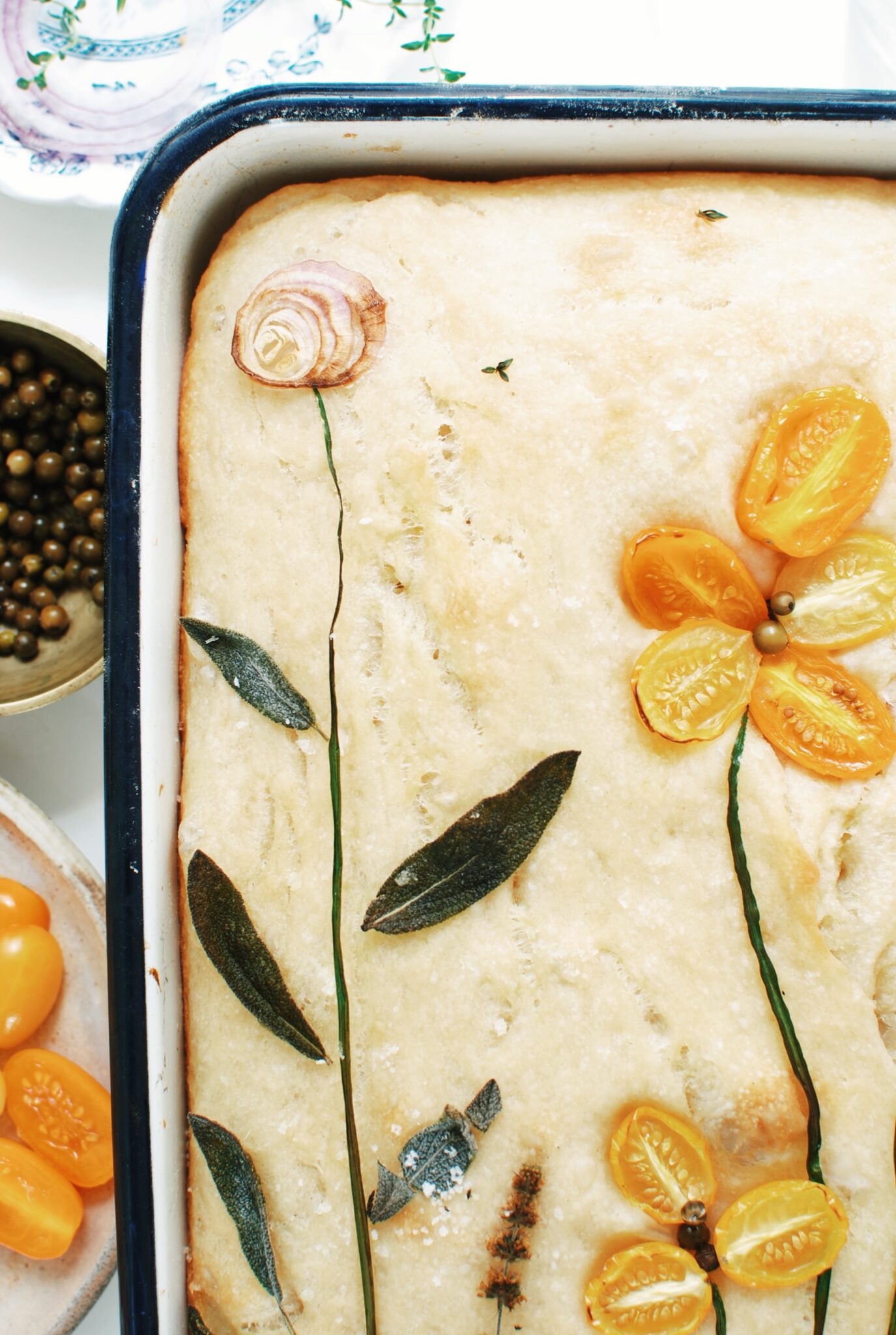 Focaccia Bread Art - Bev Cooks